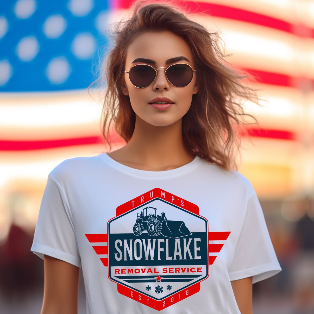 Trump's Snowflake Removal Service- 11" wide DTF Transfer – Okie Design Co
